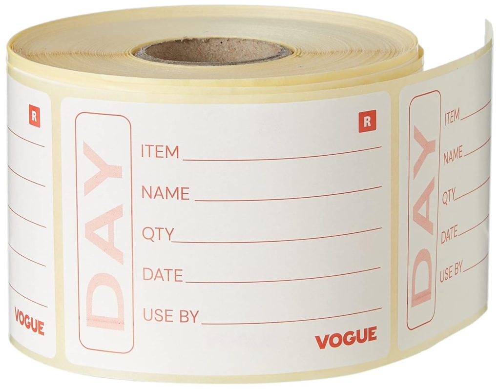 Prepped Product Label